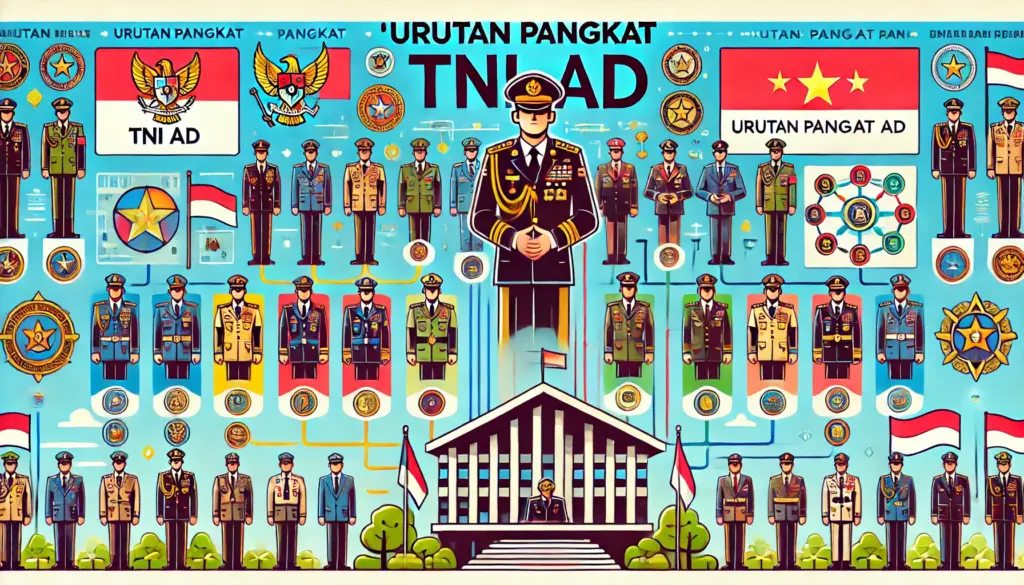 Urutan Pangkat TNI AD dan Peraturannya yang Wajib Kamu Patuhi - BIMBEL TNI