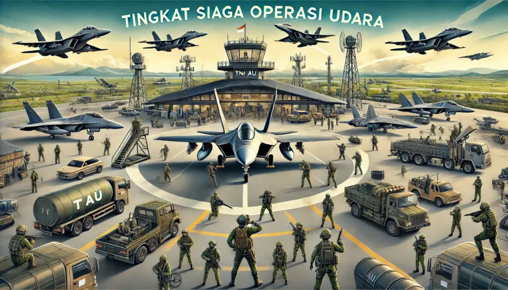 Urutan Pangkat di TNI AU dan Tingkatan Kesiapan Operasi Udara - BIMBEL TNI