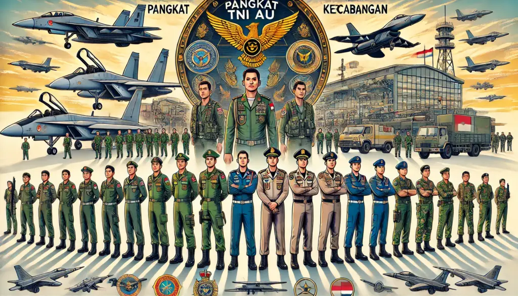 Urutan Pangkat TNI AU Lengkap Dengan Penjelasannya! - BIMBEL TNI