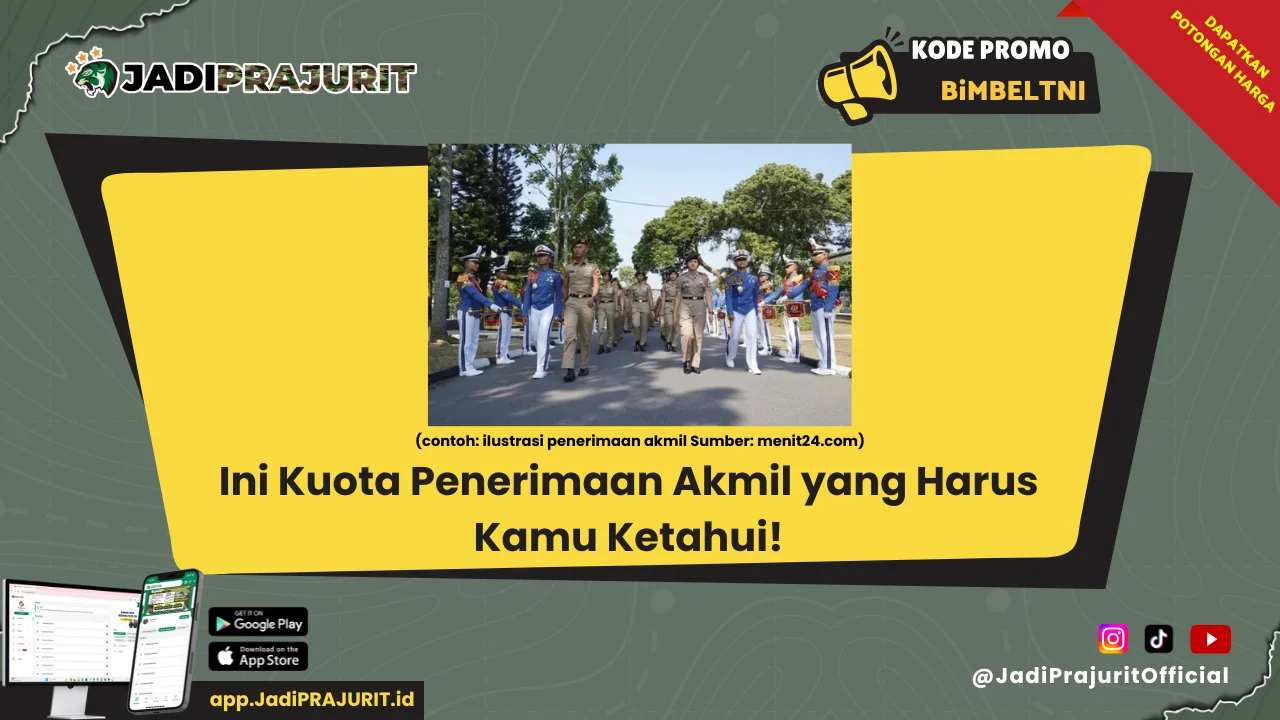 Ini Kuota Penerimaan Akmil yang Harus Kamu Ketahui! - BIMBEL TNI